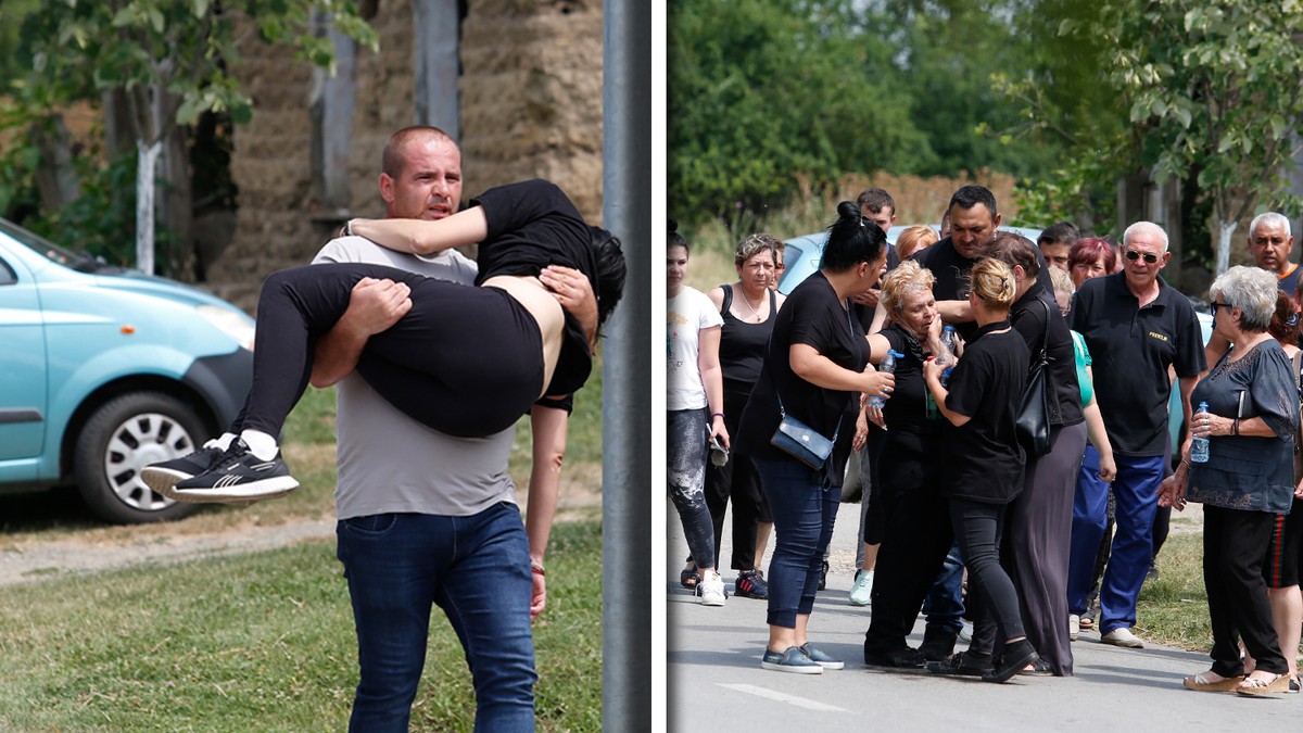 Potresne scene na sahrani Noe Milivojev - Blic