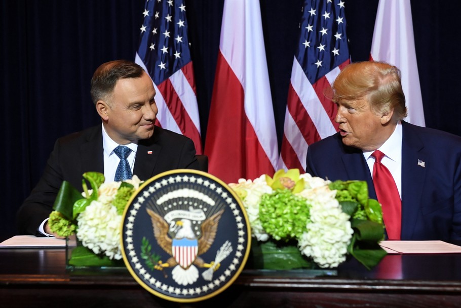 Trump i Duda podpisali deklarację o współpracy wojskowej, ale ...