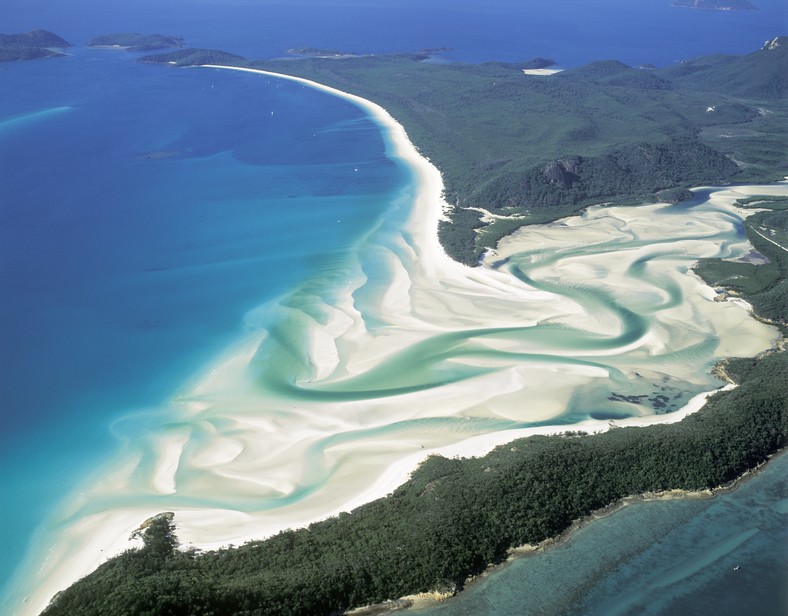 Whitehaven Beach w Australii najpiękniejszą plażą świata wg Tripadvisor ...