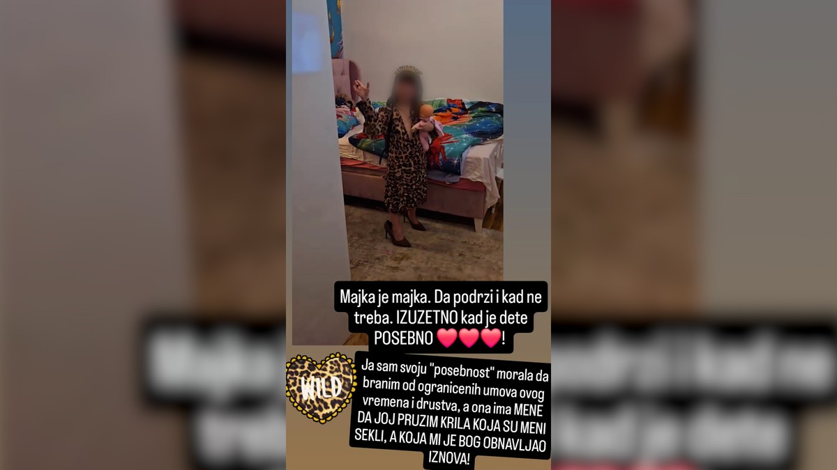 Ćerka Jovane Jeremić obula mamine štikle i tigrastu haljinu: Lea ...