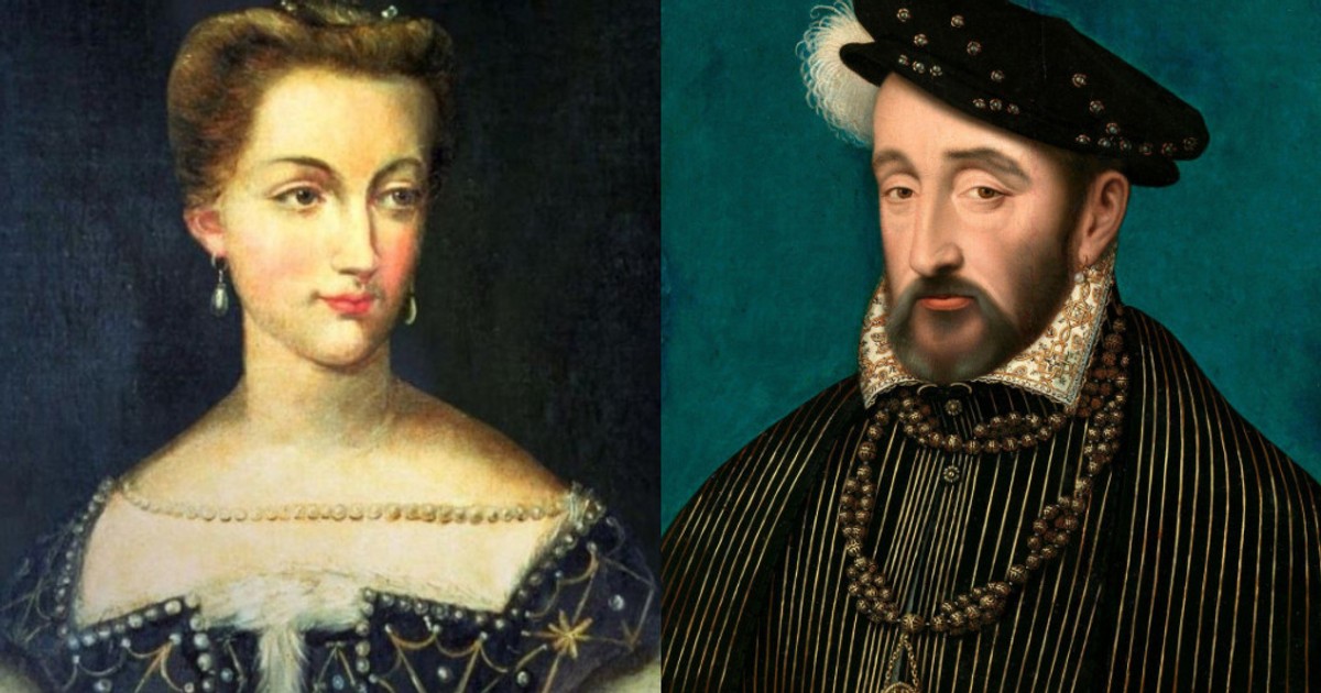 Henryk II i Diana de Poitiers. Romans trwał aż do jego śmierci ...