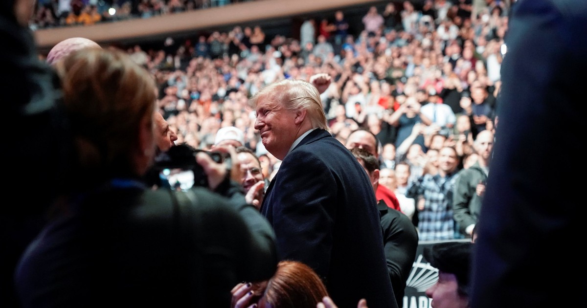 Trump just got booed again at a UFC fight in New York City | Business ...