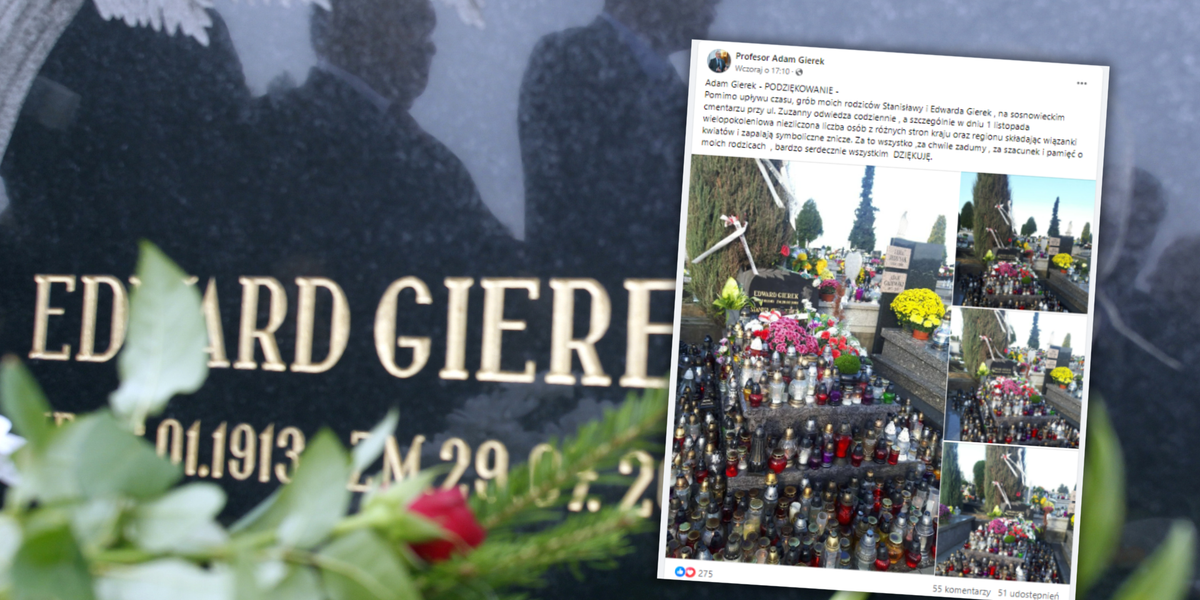 Tak wygląda obecnie grób Edwarda Gierka. Jego syn pokazał zdjęcia ...