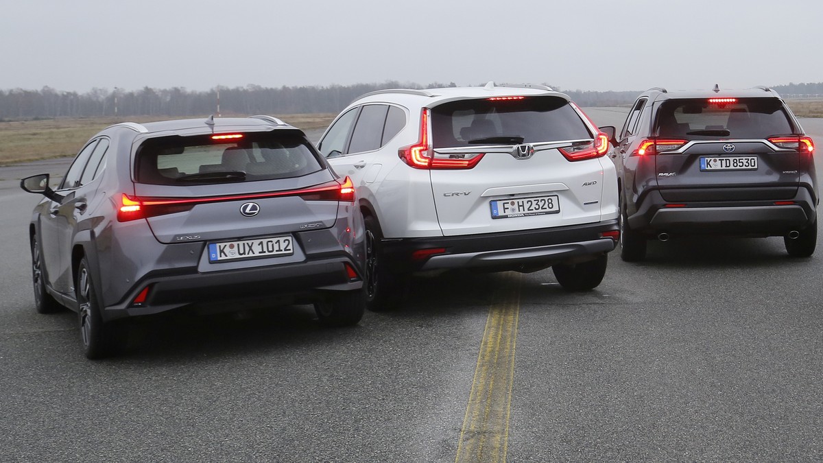 Toyota RAV4, Lexus UX i Honda CR-V – trzy pomysły na hybrydowego SUV-a ...