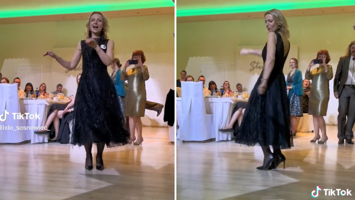 Dyrektorka zatańczyła na studniówce taniec z "Wednesday". Nagranie ...