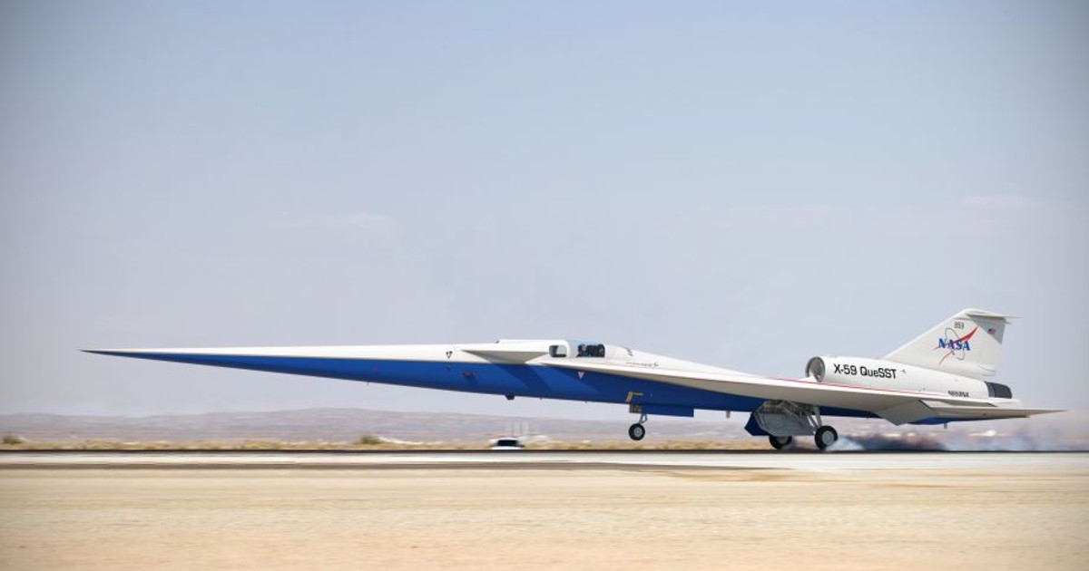 X-59 to naddźwiękowy samolot NASA, który zostanie zbudowany w tym roku