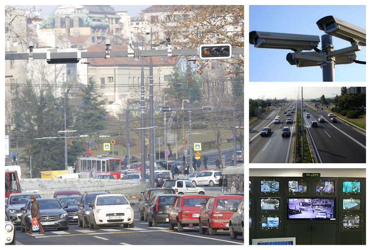 NOVE KAMERE NA 32 LOKACIJE U BEOGRADU Snimaće brzinu, prolaz na crveno ...