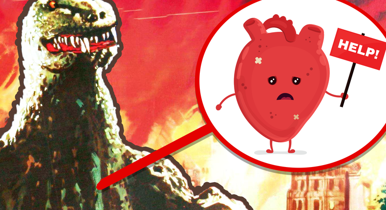 If Godzilla existed in real life, he wouldn't be able to stand up ...