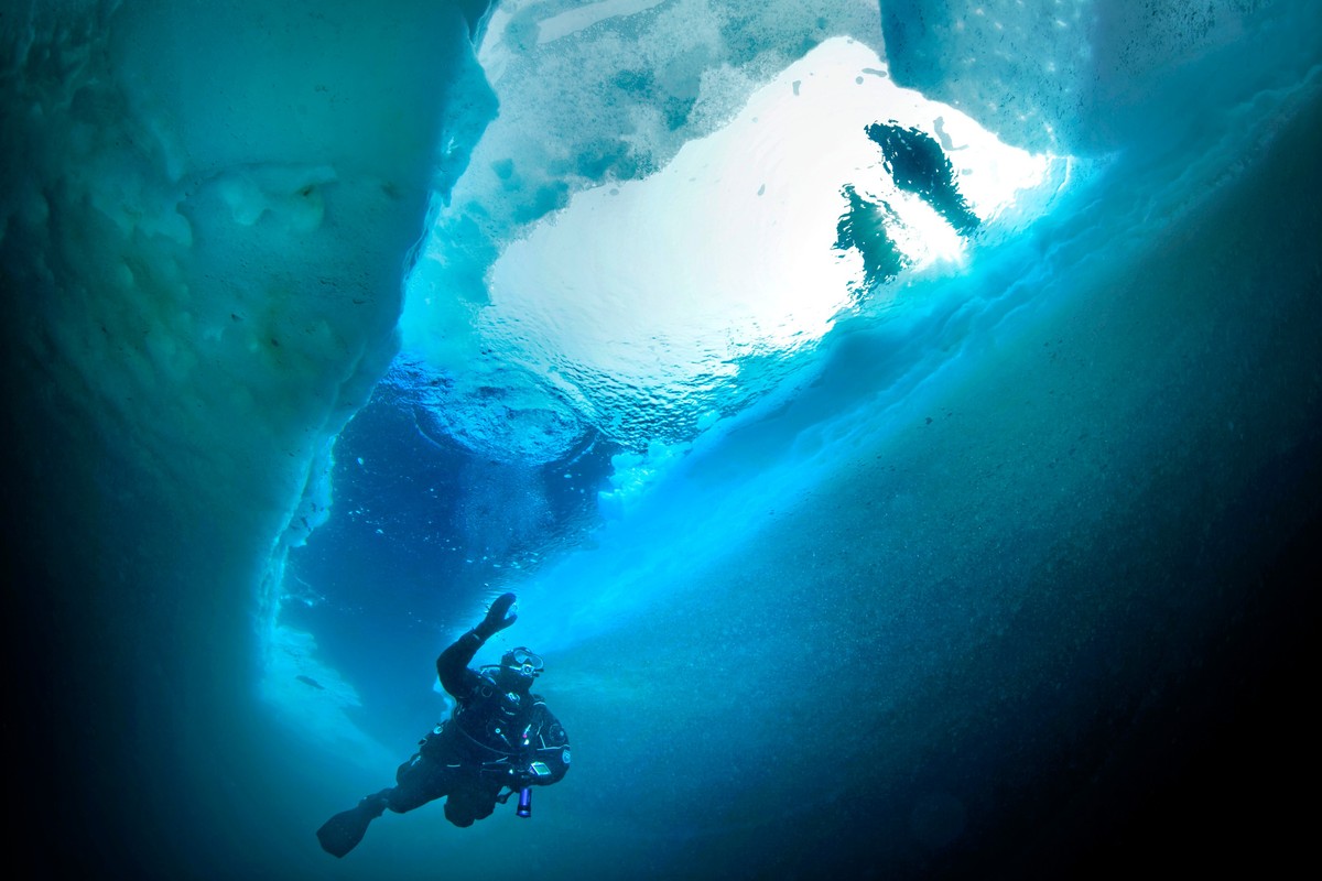 ČAROLIJA ISPOD LEDA Ove fotografije se pre njega niko nije USUDIO da snimi
