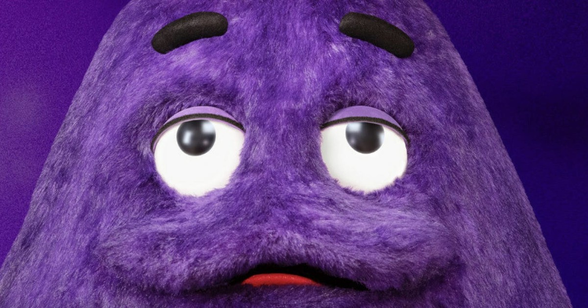 McDonald's brought back its iconic mascot Grimace for an unhinged ...