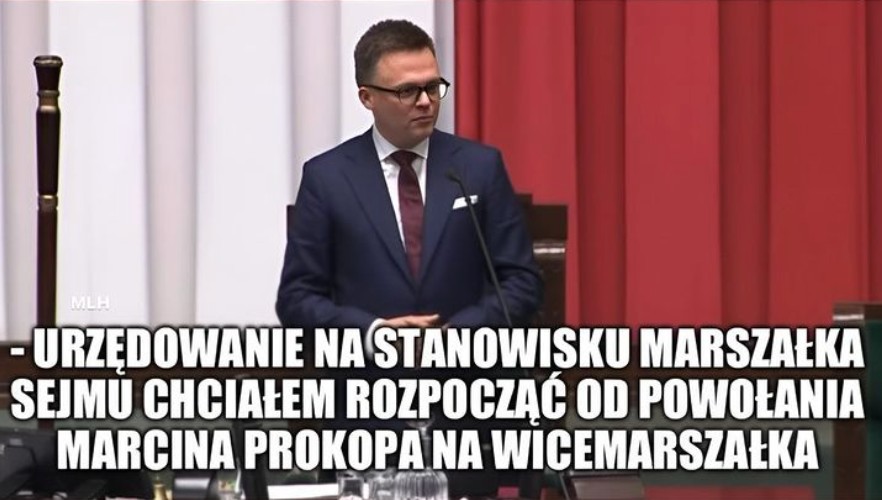 Memy o Szymonie Hołowni i pierwszym posiedzeniu Sejmu. Śmiech ...