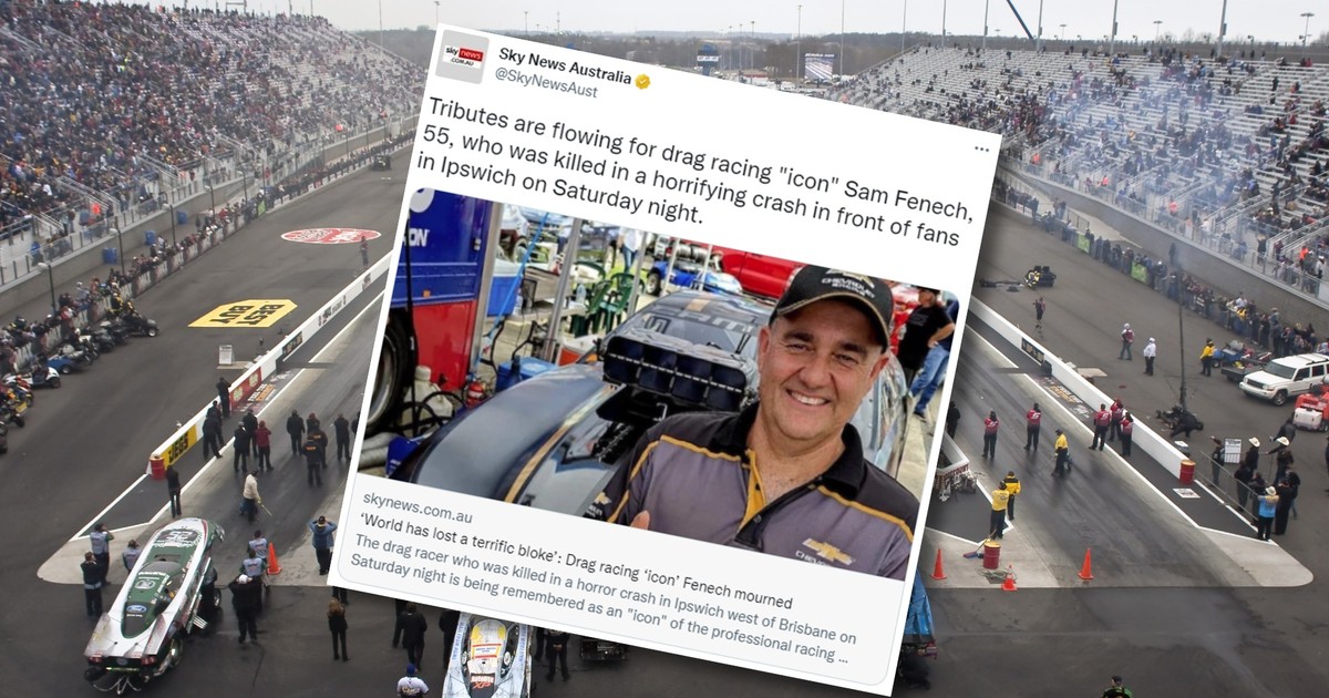 Sam Fenech zginął za kierownicą dragstera. Tragiczny wypadek przy 320 ...