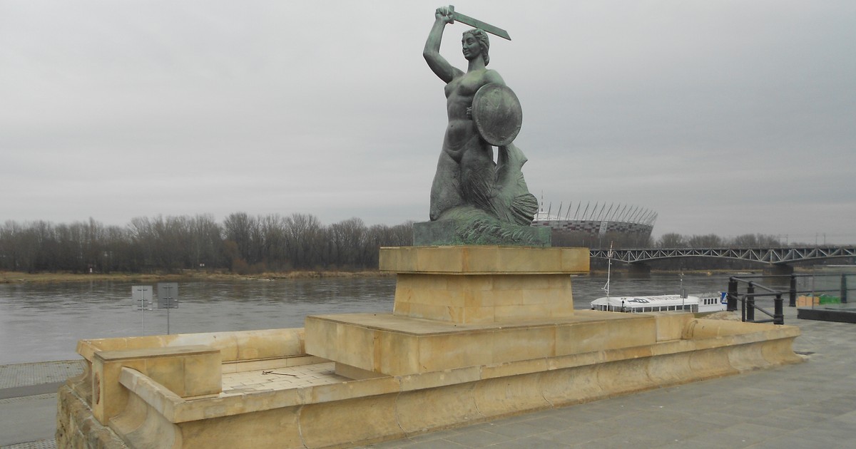 Wyremontują pomnik Syrenki nad Wisłą w Warszawie - Wiadomości