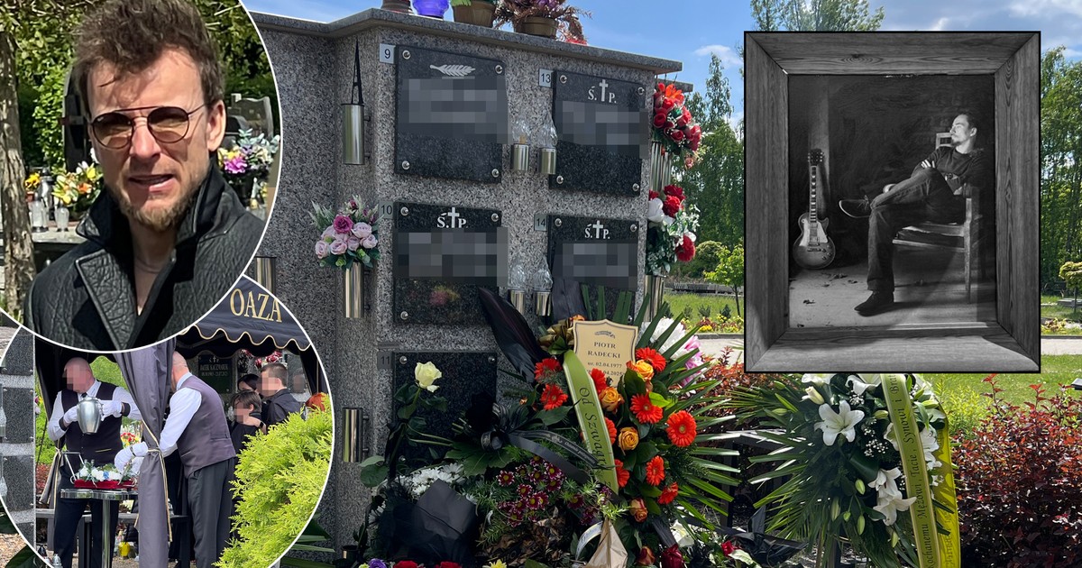 Smutne sceny na pogrzebie gitarzysty Feela. Piotr Kupicha pożegnał ...
