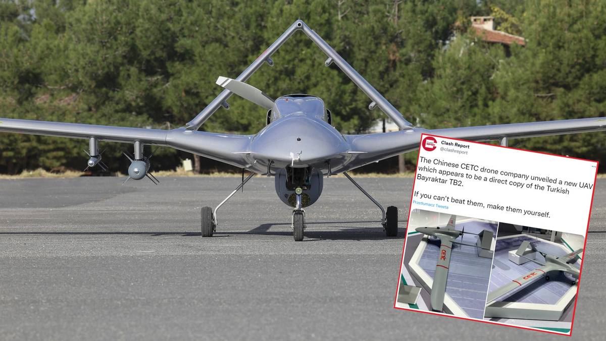 Chiny tworzą klona drona Bayraktar. "Kopiowanie to najwyższy dowód uznania"