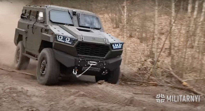 Ukraine is developing its own armored combat vehicle, the Inguar-3, to ...