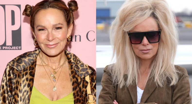 Jennifer Grey followed Jamie Lee Curtis's wig advice when transforming ...