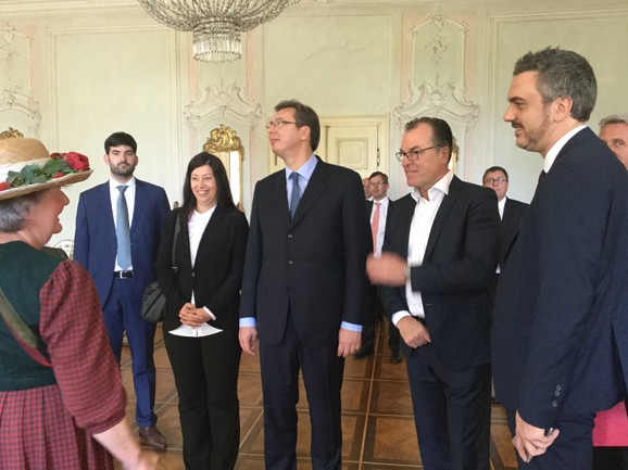 Vučić u Nemačkoj sa vlasnikom "Tenisa"