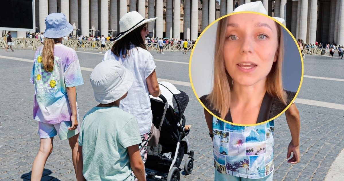 Mama tiktokerka wyproszona z Bazyliki św. Piotra. W komentarzach burza ...