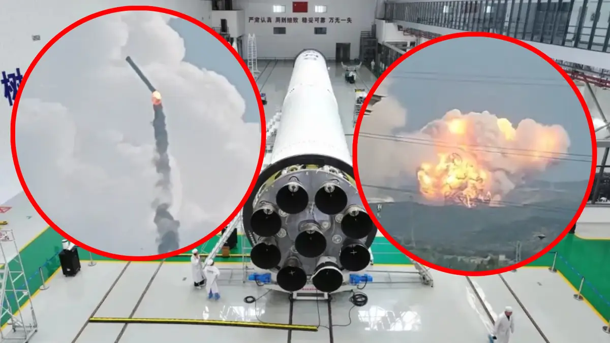 Katastrofa rakiety Tianlong-3. Potężny wybuch chińskiego statku kosmicznego