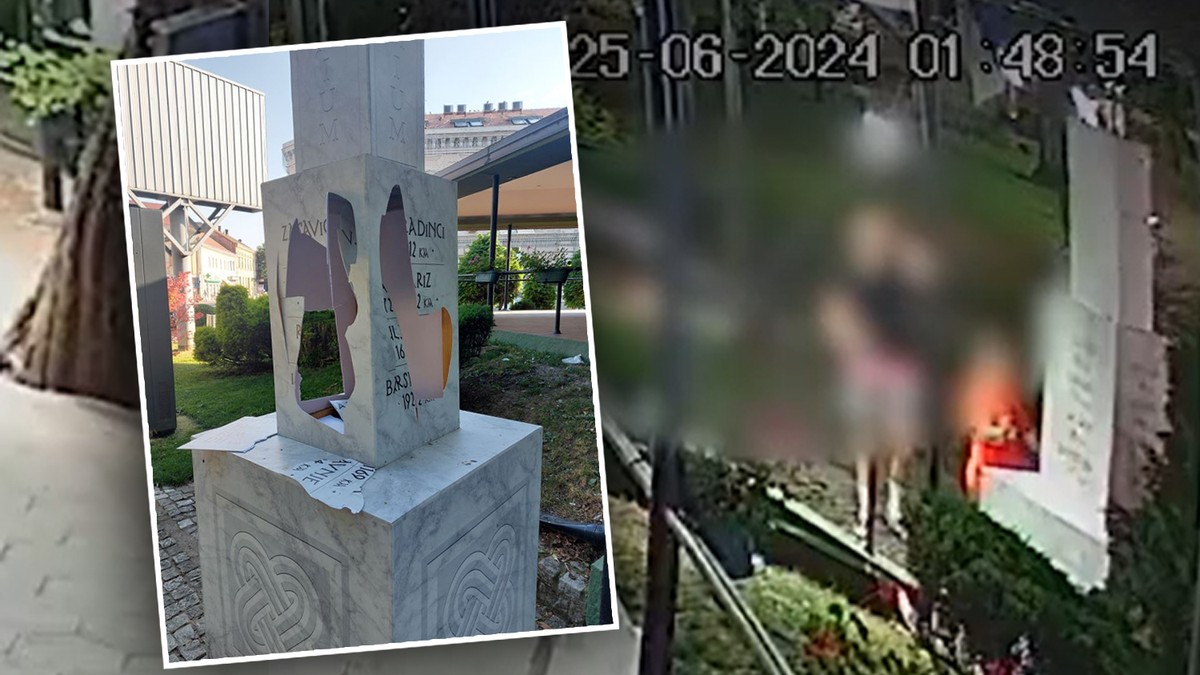 Iživljavanje: Jeziv snimak dece koja iz dosade ruše jedan od simbola Sremske Mitrovice i to ...