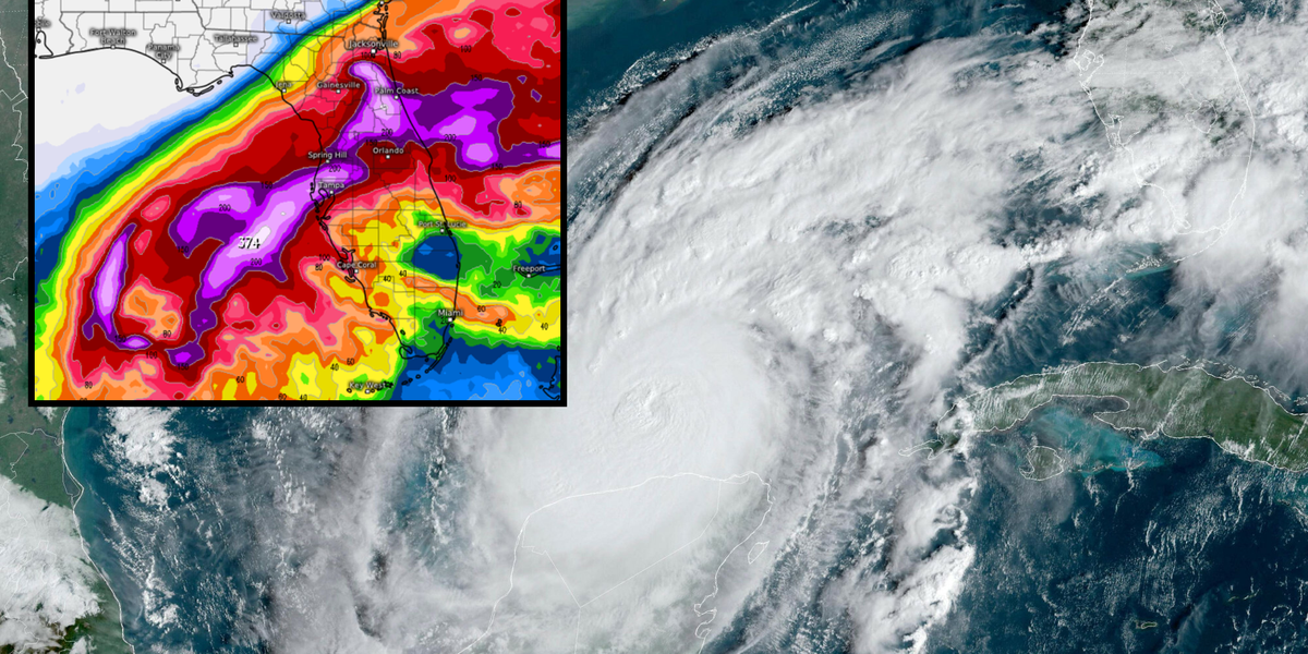 Taka będzie trasa huraganu Milton. Na drodze nie tylko Floryda [MAPY ...