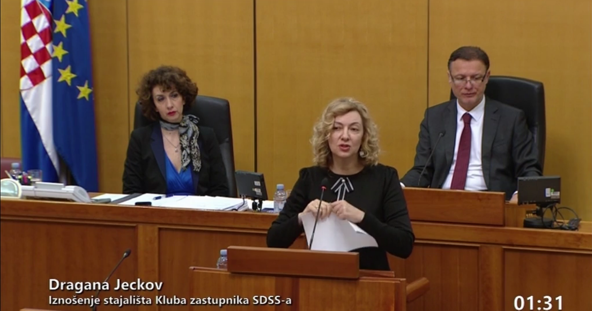 JEZIVA PRETEĆA PORUKA SRBIMA NAĐENA KOD CRKVE U VINKOVCIMA Sliku koja ...