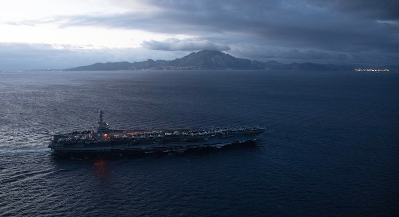 How building fake aircraft carriers and destroyers in the desert could ...