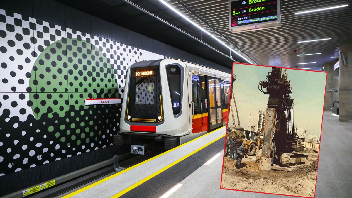 Warszawa: 40 lat od rozpoczęcia budowy metra. Jak powstawał jedyny w ...