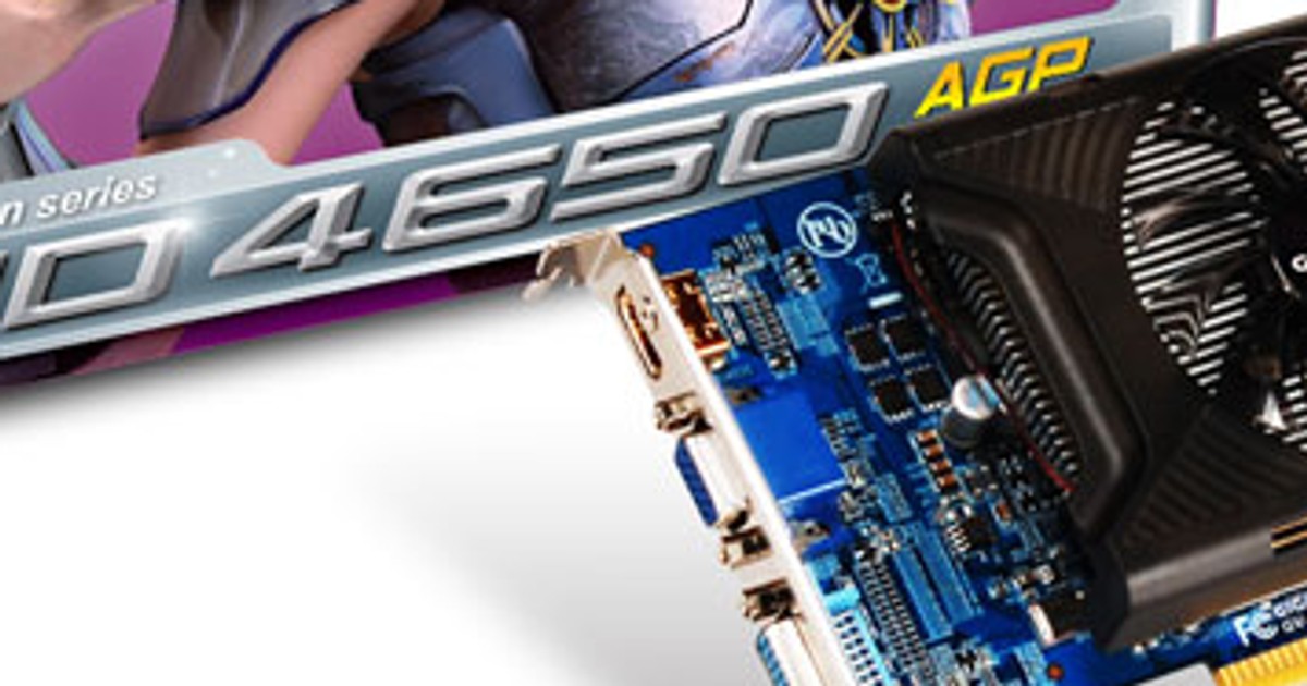 Radeon HD 4650 z interfejsem AGP 8x w wydaniu GIGABYTE