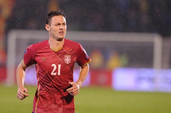 Nemanja Matić je sinoć branio boje Srbije: A ovo je njegova supruga ...