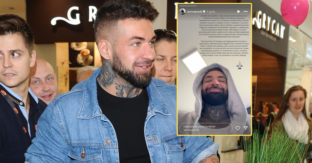 Daniel Majewski nie kryje swojej wdzięczności. Pisze o "cudownej ...