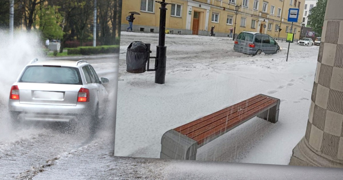 Gradobicie w Gnieźnie. Ekspert: w Polsce czegoś takiego nie widziałem ...