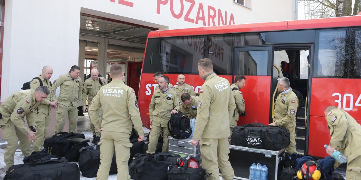 Polscy strażacy ruszają do Turcji. HUSAR pomoże ratować ofiary ...