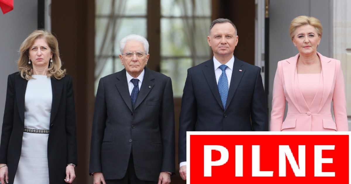 Andrzej Duda odznaczył włoskiego prezydenta orderem - Wiadomości