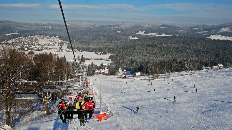 Istebna Zagroń Złoty Groń Kubalonka - kamera na stoku i warunki - Podróże