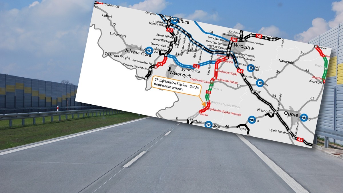Trasa S8 będzie jeszcze dłuższa. Dolny Śląsk zyska ważny łącznik na ...