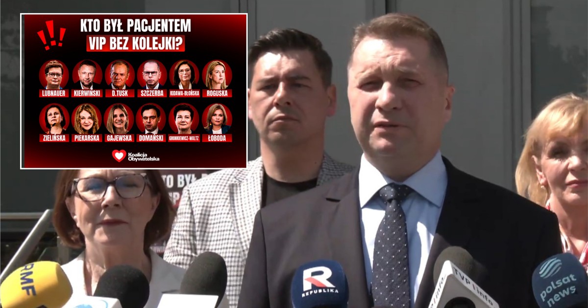 Szpital Południowy. Przemysław Czarnek pyta o VIP Room. "Kto?"