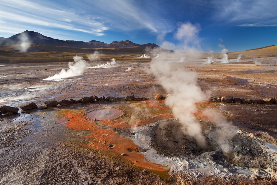 Gejzery El Tatio na pustyni Atacama w Chile - Podróże