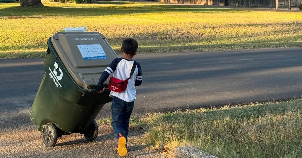 I don't give my 7-year-old an allowance. Instead, he runs a ...