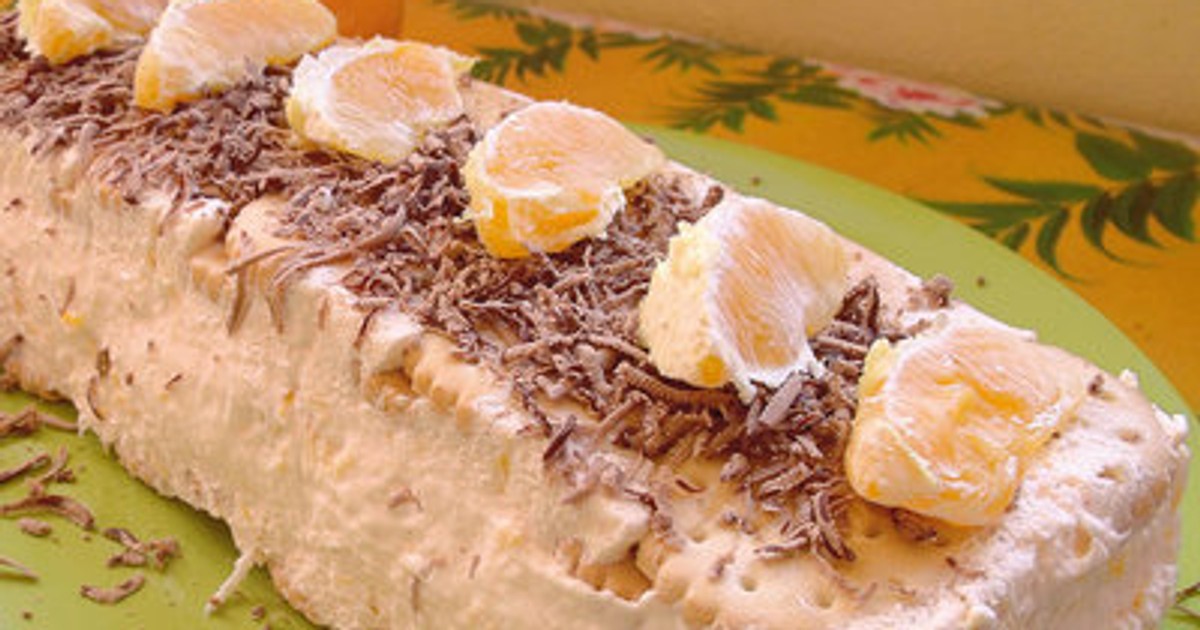 Narancsos keksztorta recept