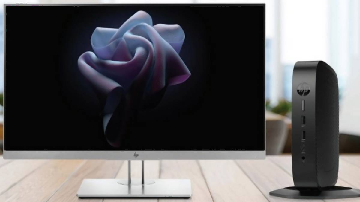 HP pokazało Elite t655. To smukły komputer typu Thin Client z ...