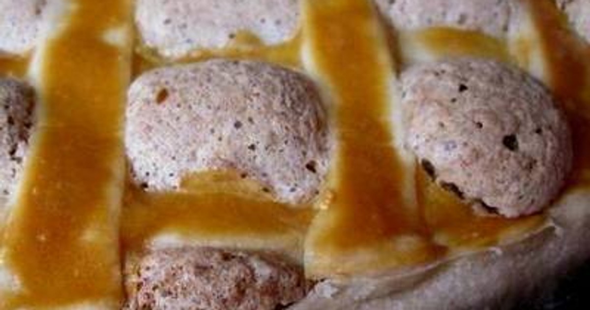Meggyes-diós pite recept