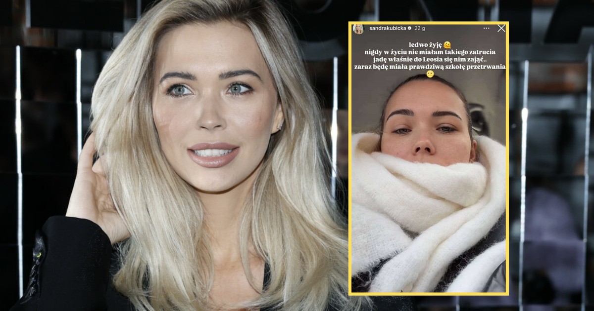 Sandra Kubicka relacjonowała swoje zatrucie. Skończyła pod kroplówką ...