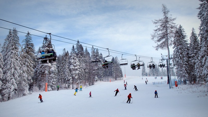 Wierchomla Dwie Doliny Muszyna Wierchomla - kamera na stoku i warunki ...