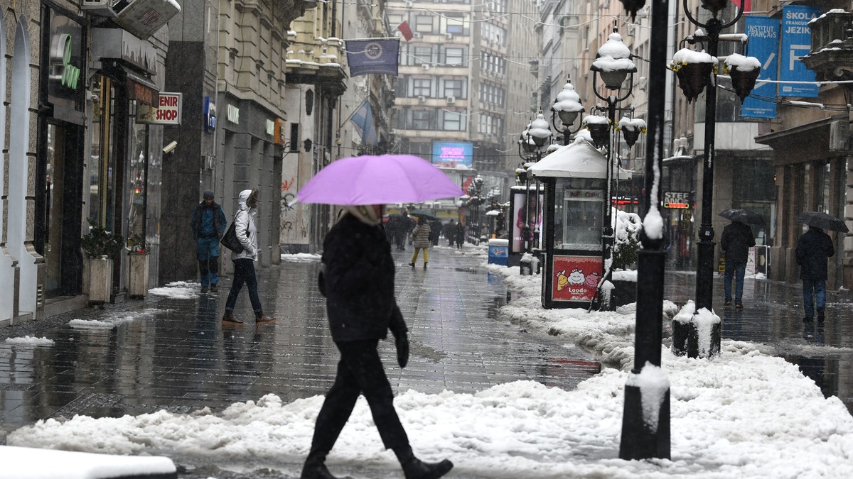 Kada će prestati da pada sneg u Beogradu - Blic