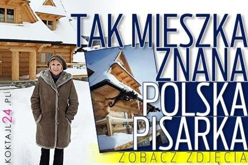 Tak mieszka znana polska pisarka FOTO Tak mieszka znana polska pisarka FOTO