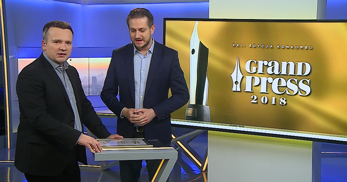 Laureaci Grand Press 2018 Andrzej Stankiewicz i Kamil Dziubka komentują przyznanie nagród ...