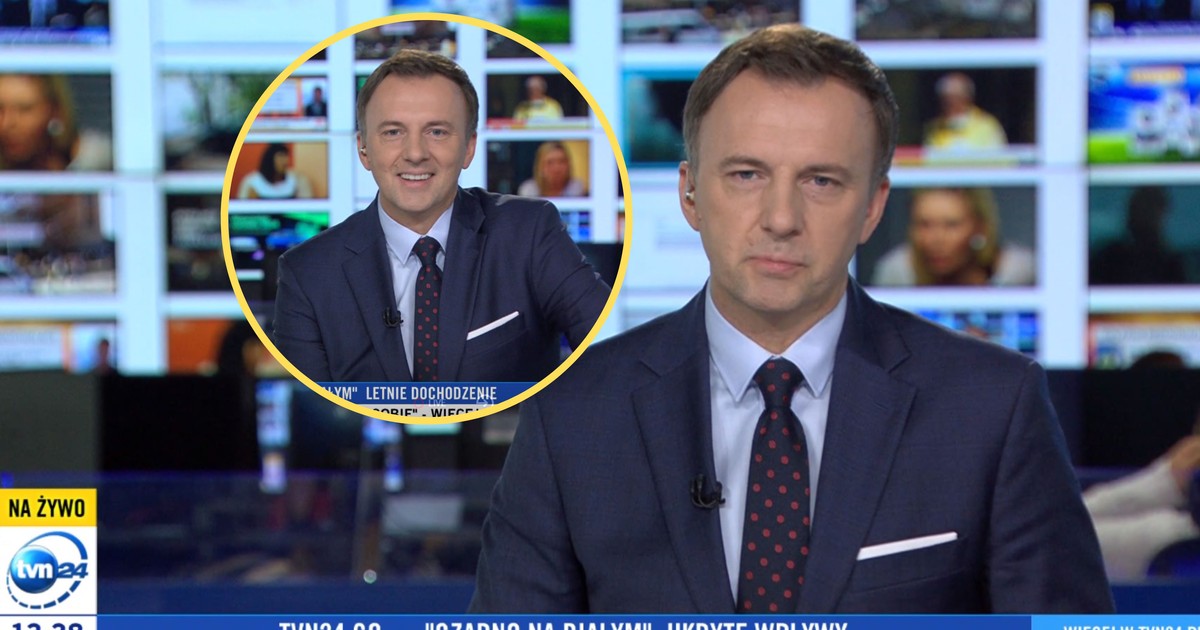 Wpadka za wpadką w TVN24. Prezenter nie mógł powstrzymać śmiechu - Plejada.pl