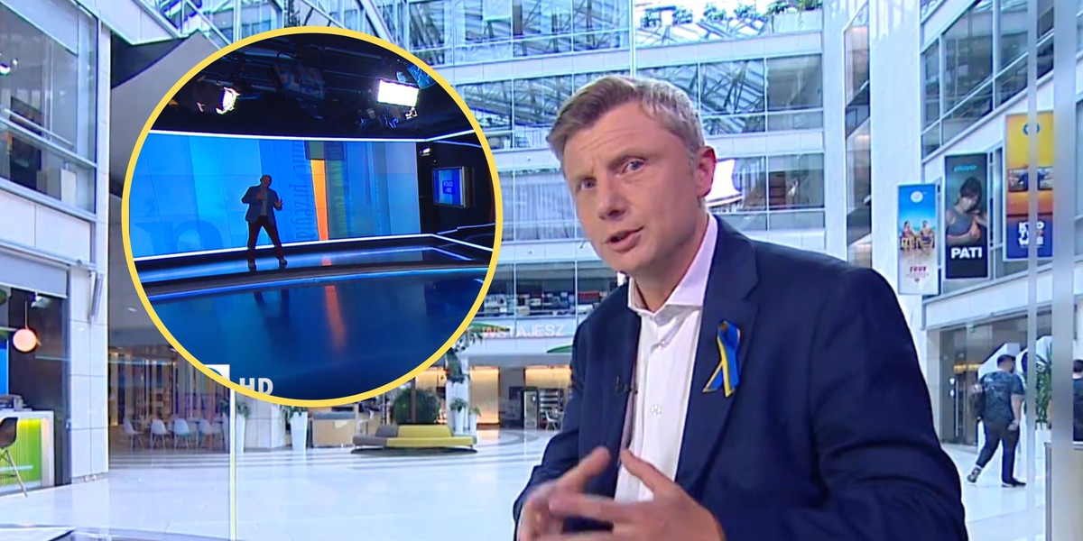 Seria wpadek w nowym studiu TVN24. Prezenter wspomniał o "człowieku w mroku" - Plejada.pl